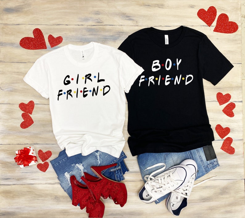 Boyfriend Girlfriend Couples Friends Shirts Matching Couples - Etsy