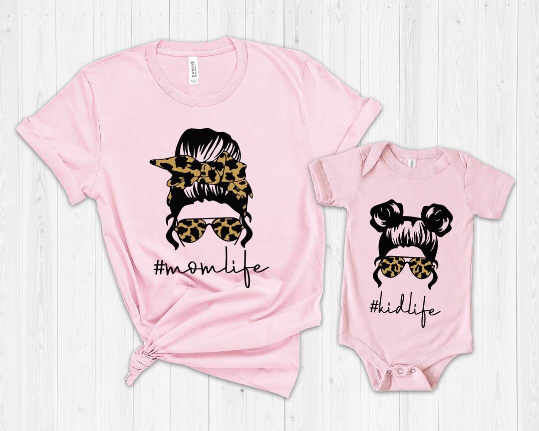 Momlife Kidlife T-shirt, Mama and Mini Tee, Mommy and Me Shirt, Mom ...