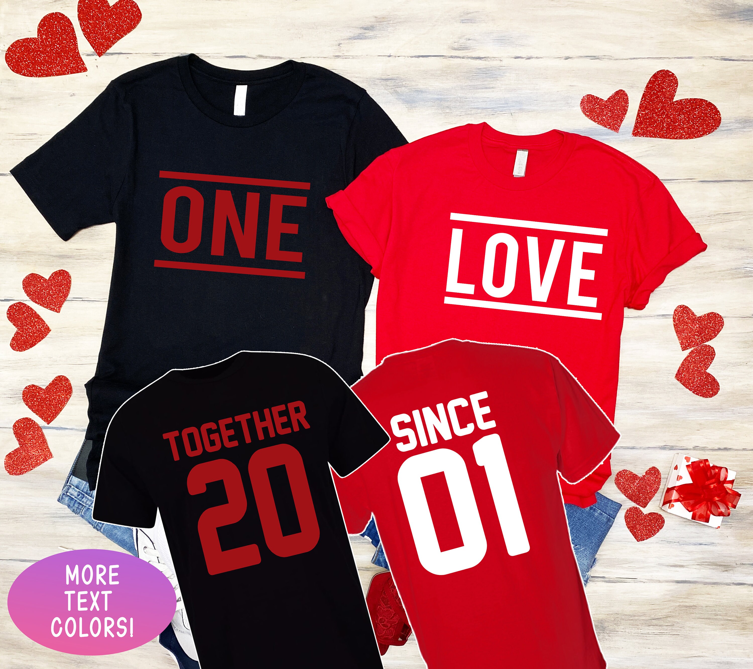 Matching Couple Together Since Shirts - Anniversary Shirts- Mr and Mrs ...