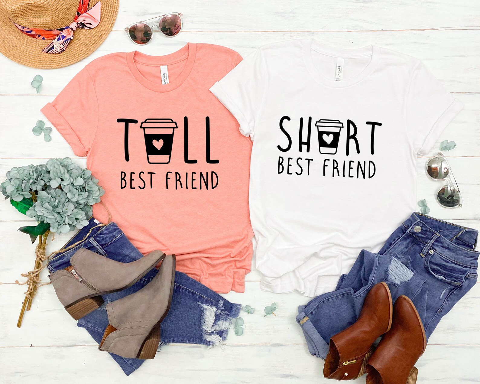Funny Matching Shirt Besties Matching Shirts Best Friends - Etsy