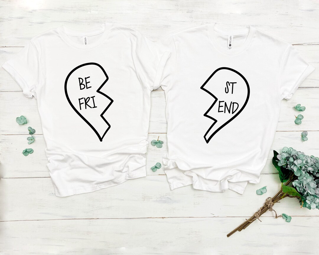 Best Friends Matching Shirt, Friendship Gifts for Best Friends, Funny ...