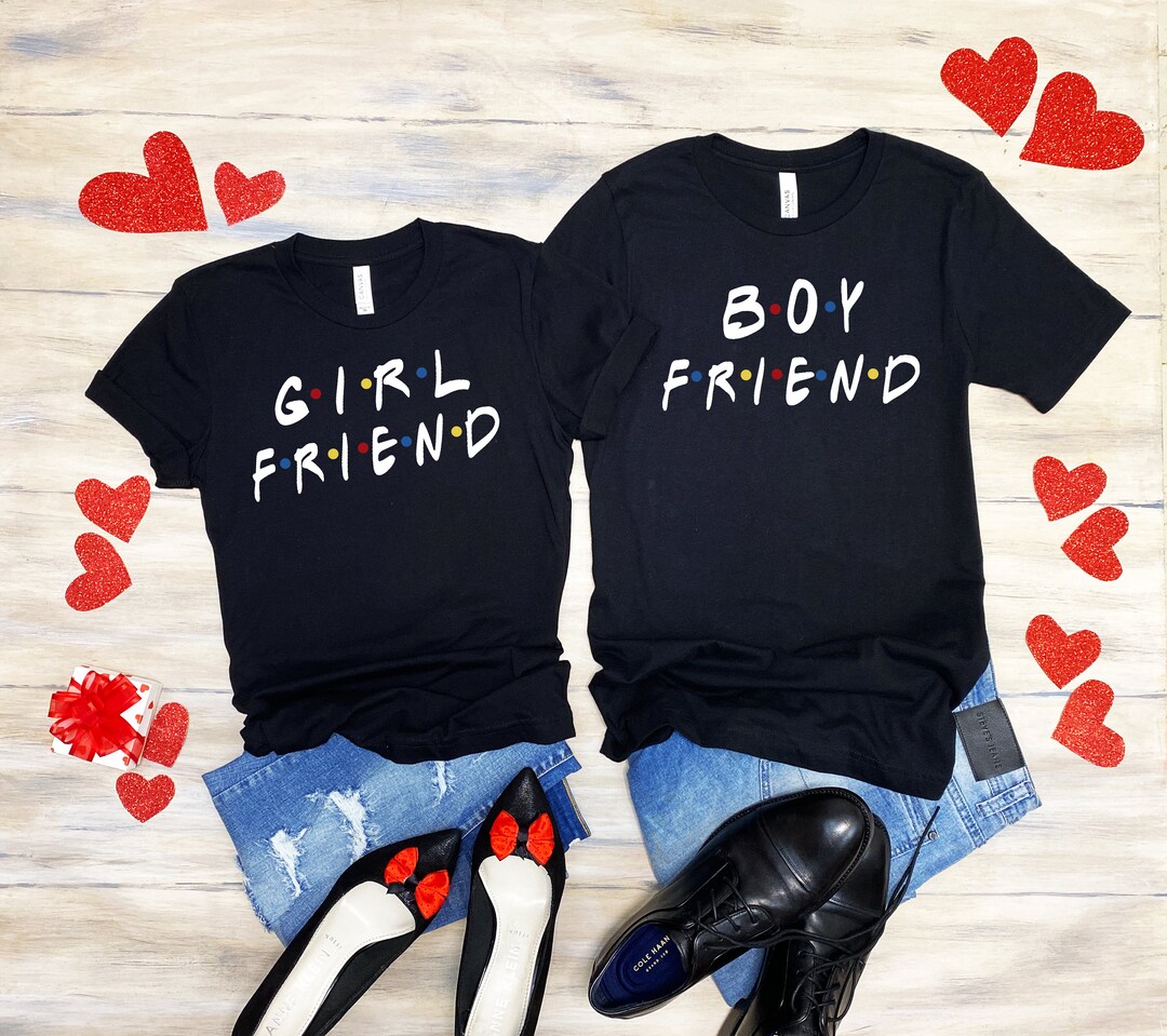 Boyfriend Girlfriend Couples Friends Shirts , Matching Couples Shirts ...