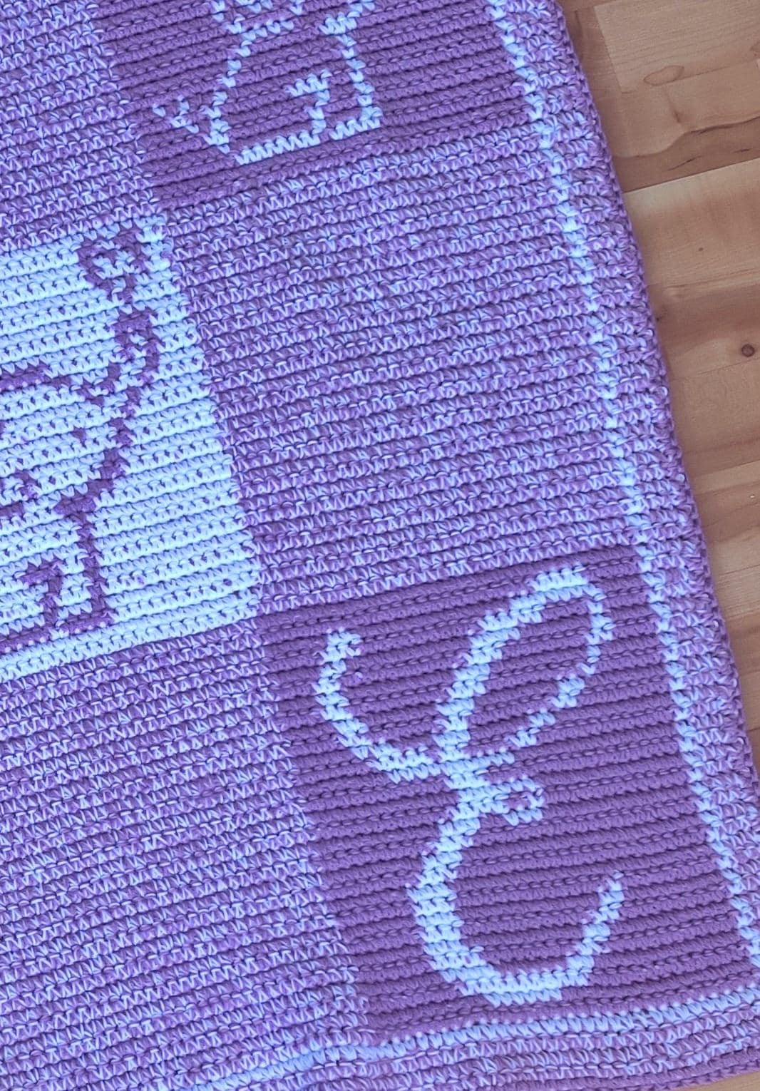 Easy Beginner Crochet Cursive Alphabet Pattern Set Printable Letters ...