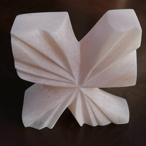 A Star, Glowing, Transparent Stone Sculpture, Abstract Sculpture ...