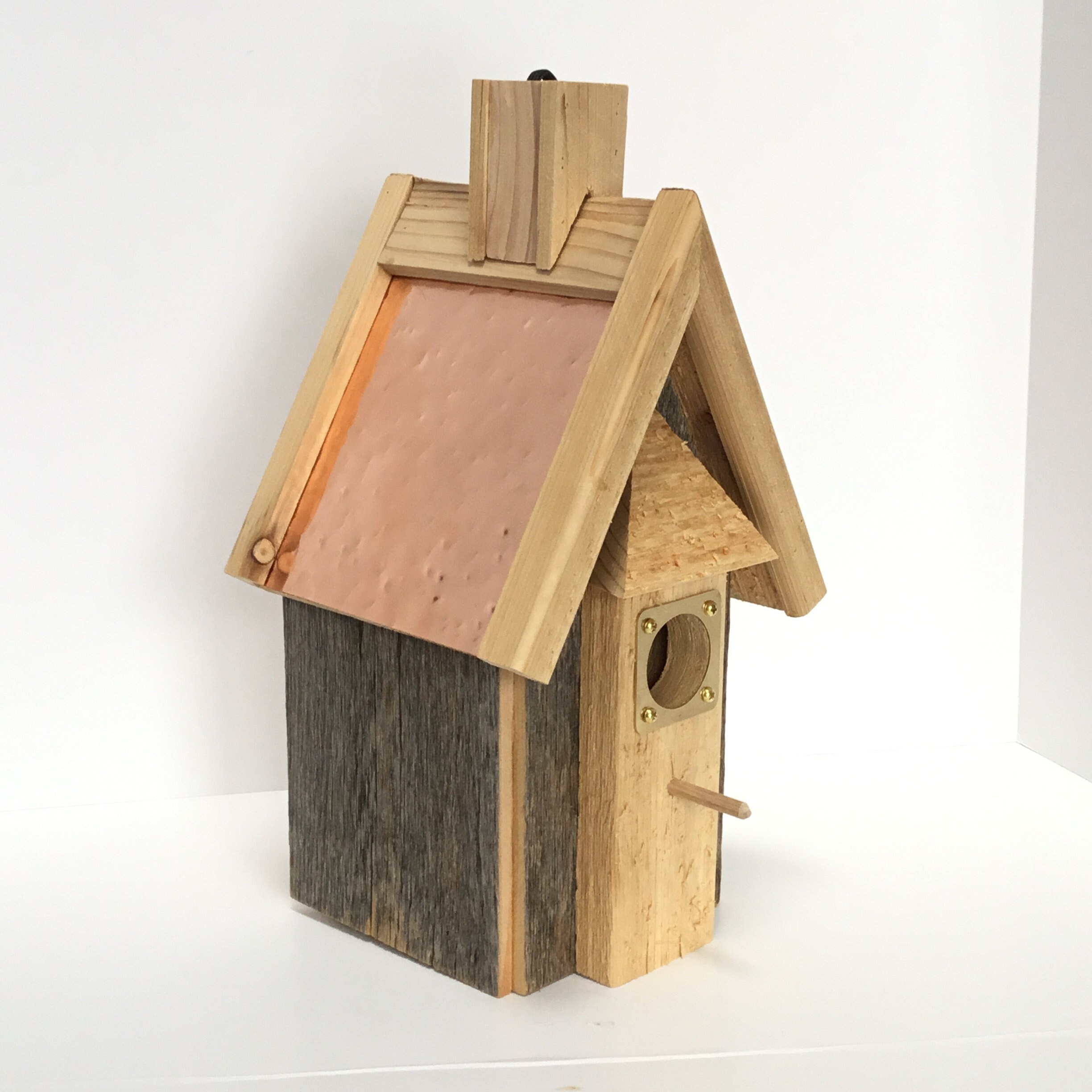 Bluebird Copper Roof Birdhouse - Etsy
