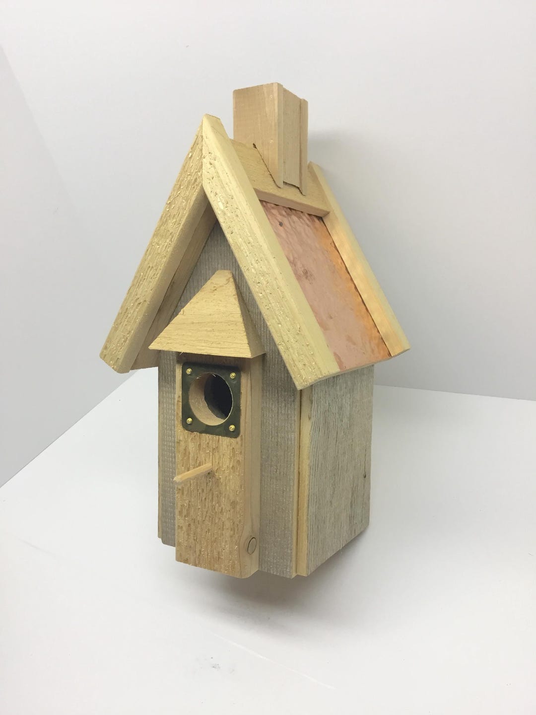 Bluebird Copper Roof Birdhouse - Etsy