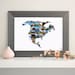 Downloadable Photo Map Collage, Custom Design, Outline Map, Photo ...