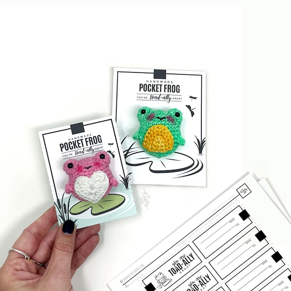 Knitted Frog Heart - Etsy