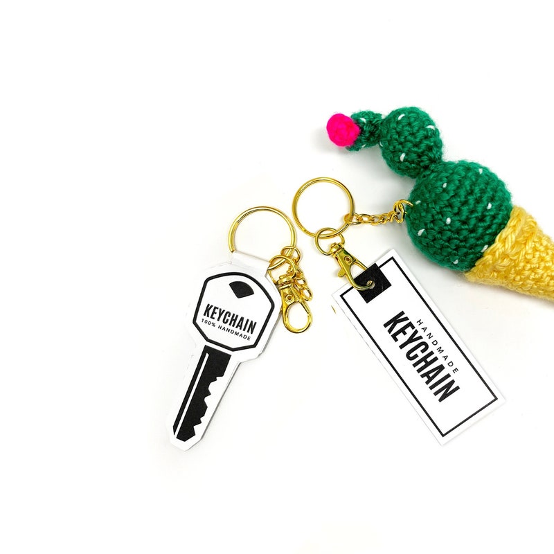 Keychains Label Packaging - Etsy