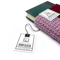 PRINTABLE Book Sleeve Tags - Digital PDF - Fold Over + Hang Tags for ...