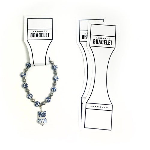 PRINTABLE Bracelet Tags Downloadable PDF Tags for Handmade - Etsy