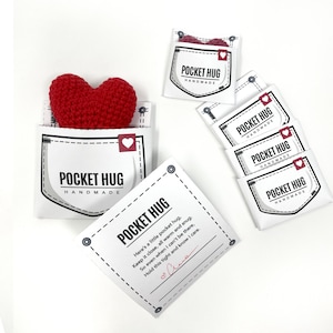 PRINTABLE Pocket Hug Holder - Digital PDF - Market Display Cards for ...
