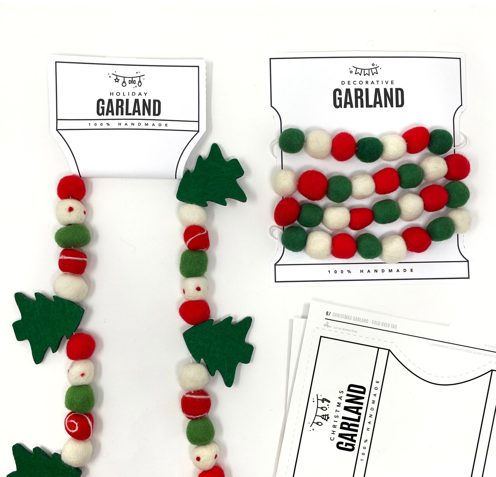 PRINTABLE Garland Tags Digital PDF Market Tags Labels and - Etsy