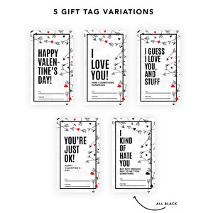 PRINTABLE BUNDLE - 3pc Valentine's Day Cards, Gift Tags + Cup Cozy ...