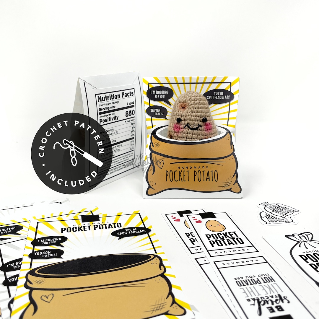Pocket Potato Printables: Tags, Labels, Display Cards + Crochet Pattern ...