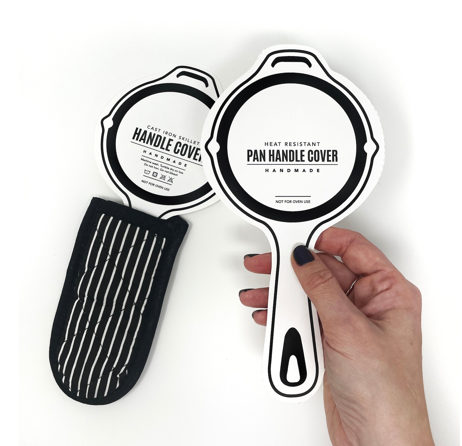 PRINTABLE Pan Handle Cover Tags - Digital PDF - Cast Iron Skillet ...