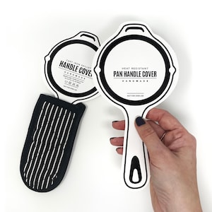 PRINTABLE Pan Handle Cover Tags - Digital PDF - Cast Iron Skillet ...