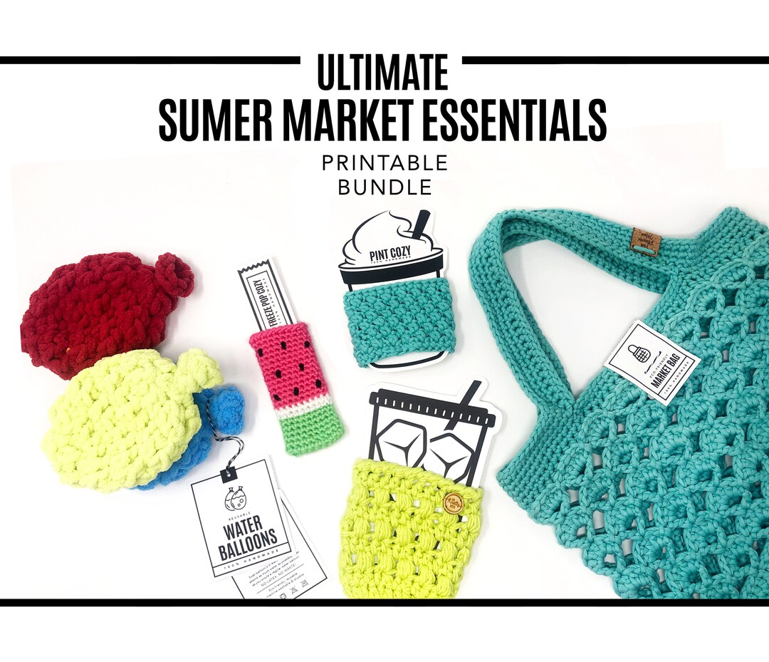 PRINTABLE BUNDLE - Summer Essentials 5pc Downloadable Bundle - Pdfs ...