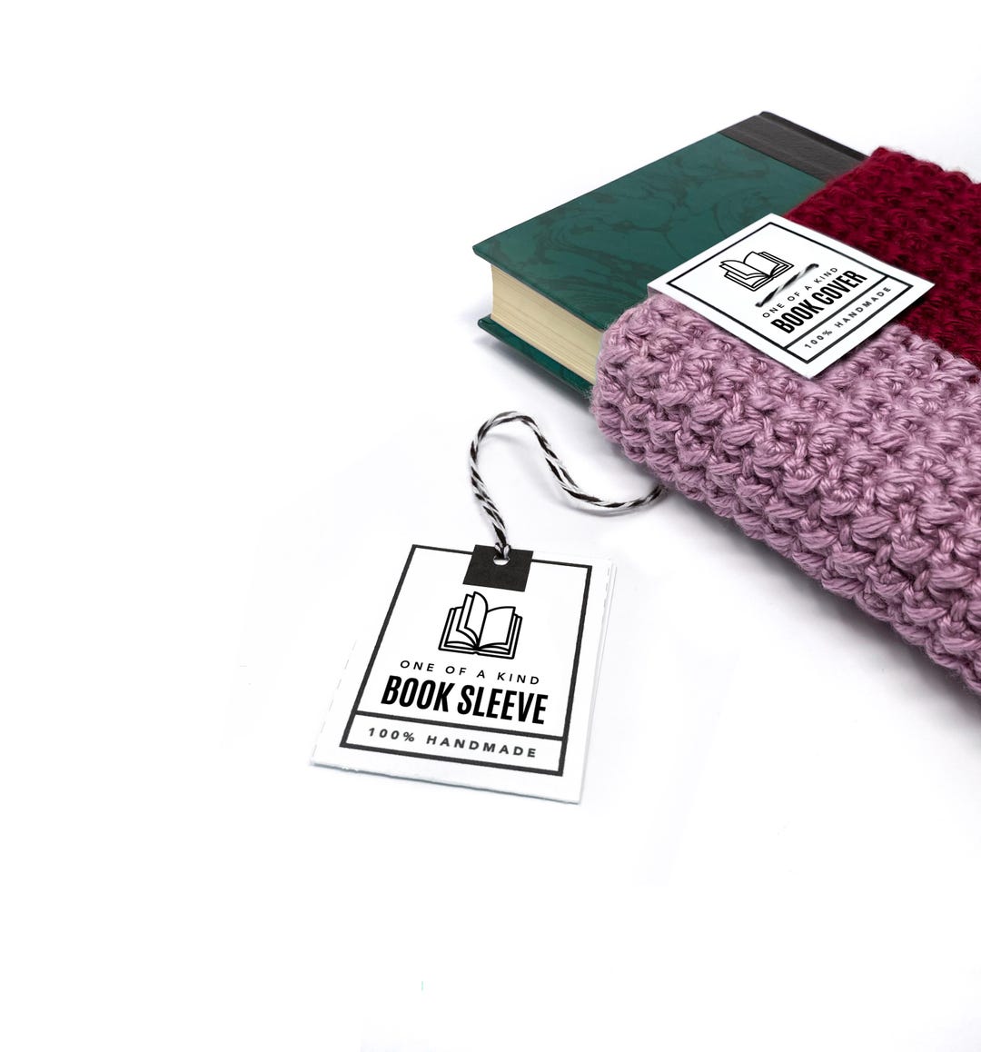 PRINTABLE Book Sleeve Tags - Digital PDF - Fold Over + Hang Tags for ...