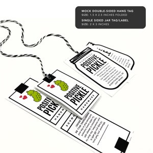 PRINTABLE + PATTERN Positive Pickle Display Cards & Tags + Amigurumi ...