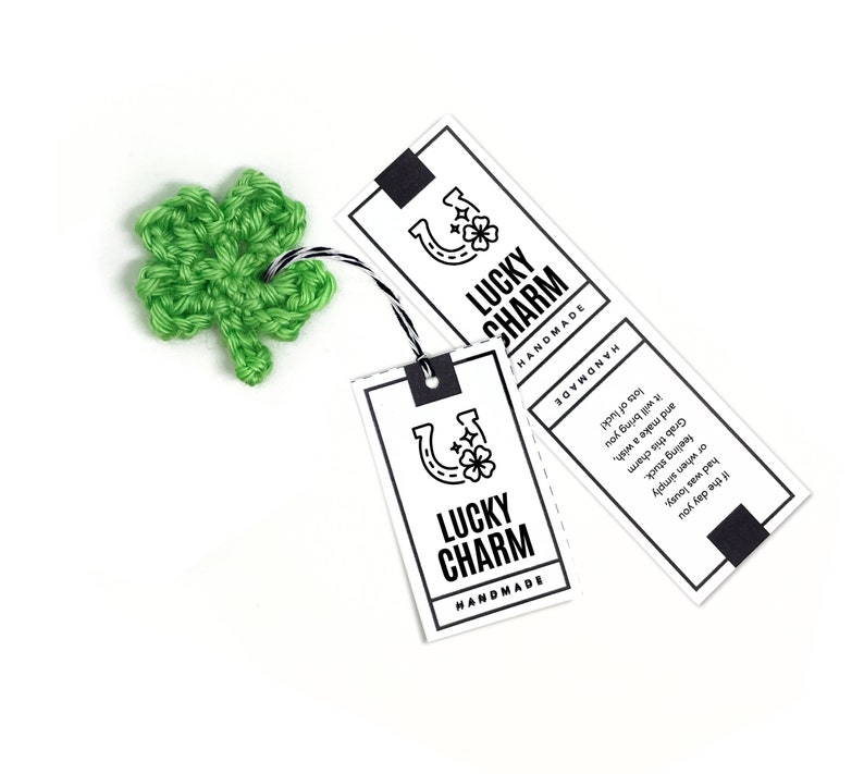 PRINTABLE Lucky Charm Display Cards Digital PDF Labels for - Etsy