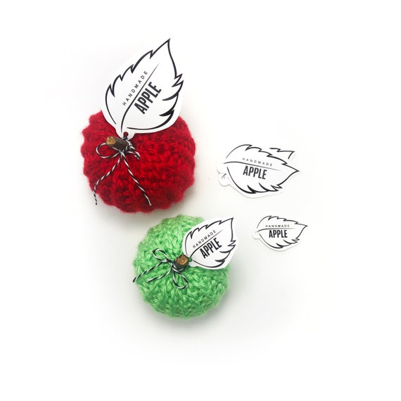 PRINTABLE Apple Leaf Tags Downloadable PDF DIY Display for - Etsy