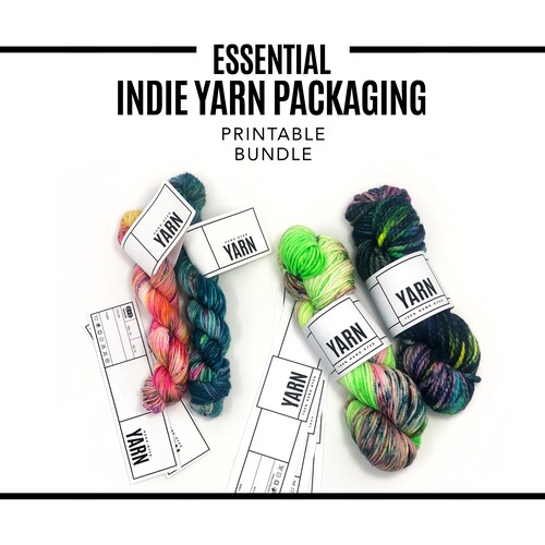 PRINTABLE BUNDLE Yarn Tags & Labels Digiral PDF Wrap - Etsy