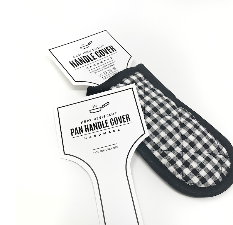 PRINTABLE Pan Handle Cover Tags - Digital PDF - Cast Iron Skillet ...