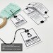 PRINTABLE Towel Topper Display Cards + Tags - Digital PDF - Market ...