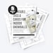 PRINTABLE Snowball Packaging DIGITAL PDF Insert Cards & Labels for ...