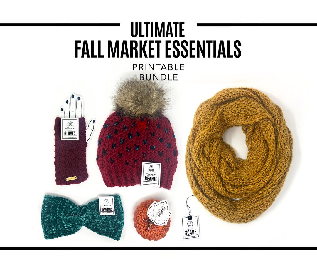 PRINTABLE BUNDLE - Fall Market Essentials Bundle - Digital PDF. Diy ...