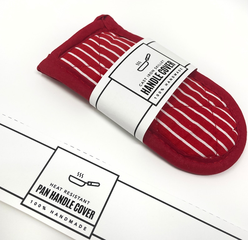 PRINTABLE Pan Handle Cover Tags - Digital PDF - Cast Iron Skillet ...