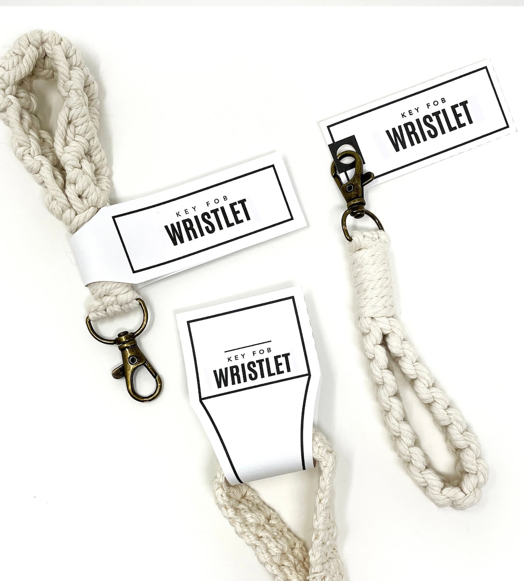 PRINTABLE Wristlet Tags - Digital PDF - Handmade Key Fob Wristlet ...