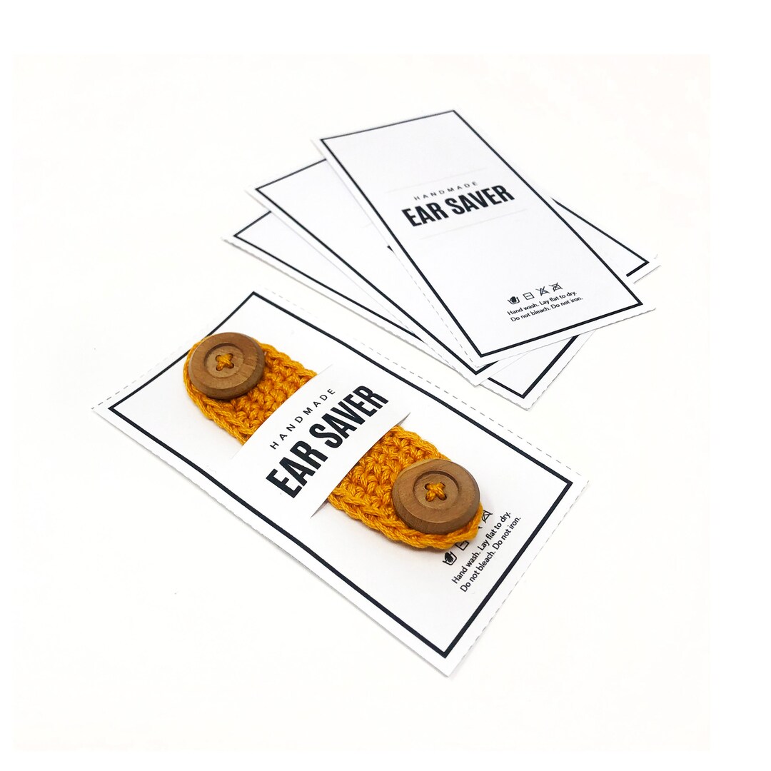 PRINTABLE Earsaver Display Cards - Downloadable PDF. DIY Backing Card ...