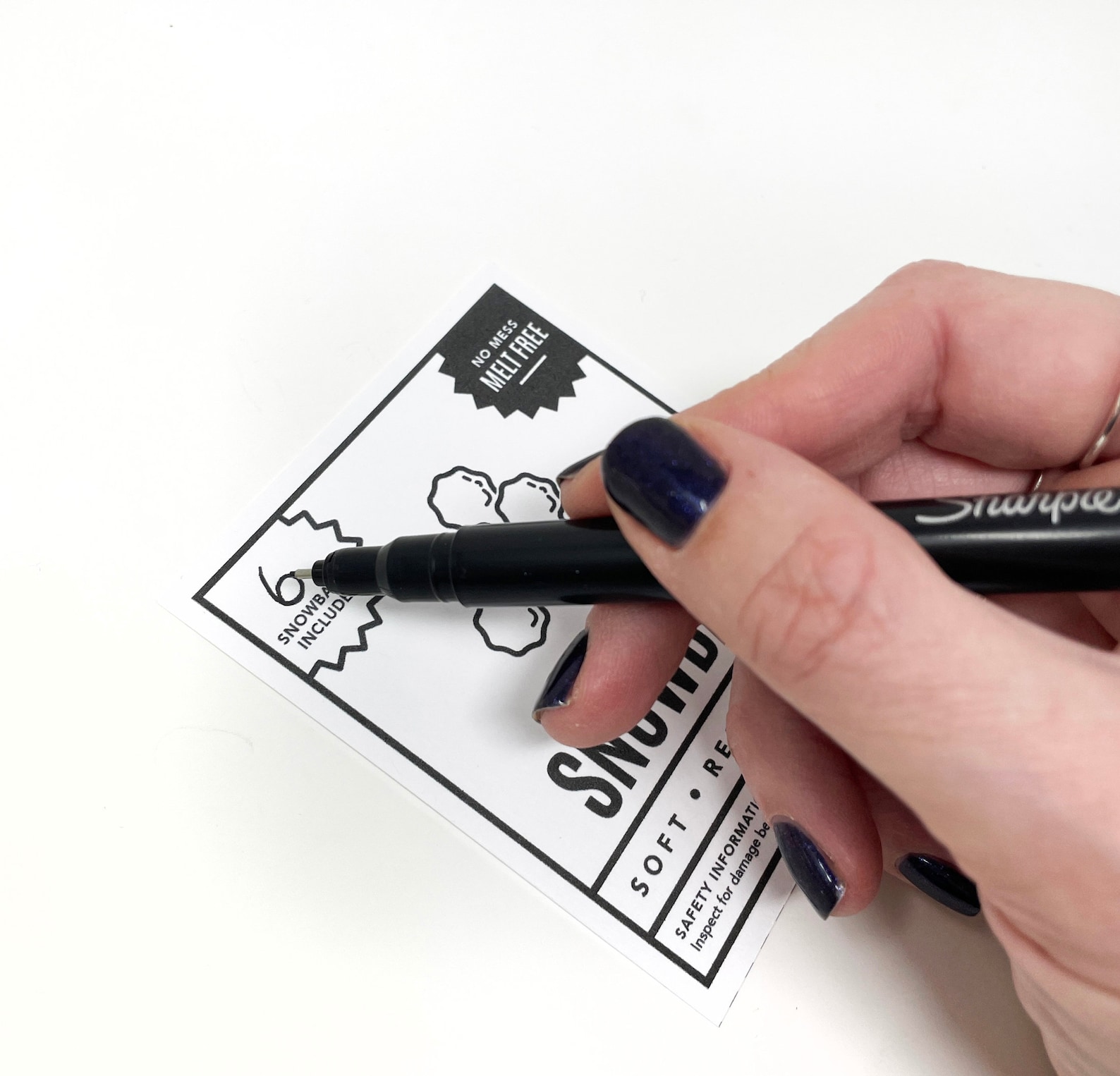 PRINTABLE Snowball Packaging DIGITAL PDF Insert Cards & Labels for ...