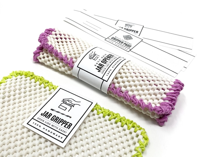 Crocheted Jar Opener Grip: Cotton Non-slip Lid Helper - Etsy
