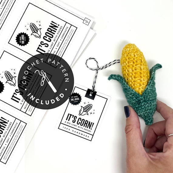 PRINTABLE PATTERN Corn on the Cob Tags Labels Plus BONUS - Etsy