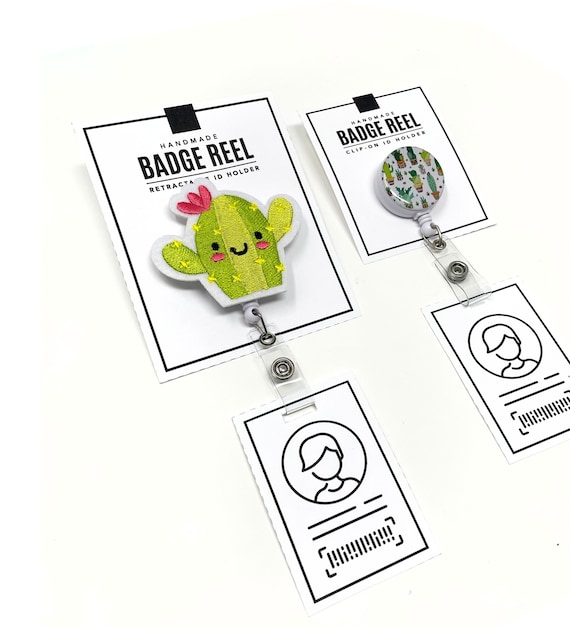 PRINTABLE Badge Reel Display Cards Digital PDF Backing - Etsy
