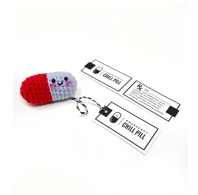 PRINTABLE Chill Pill Tags Digital PDF Packaging for - Etsy