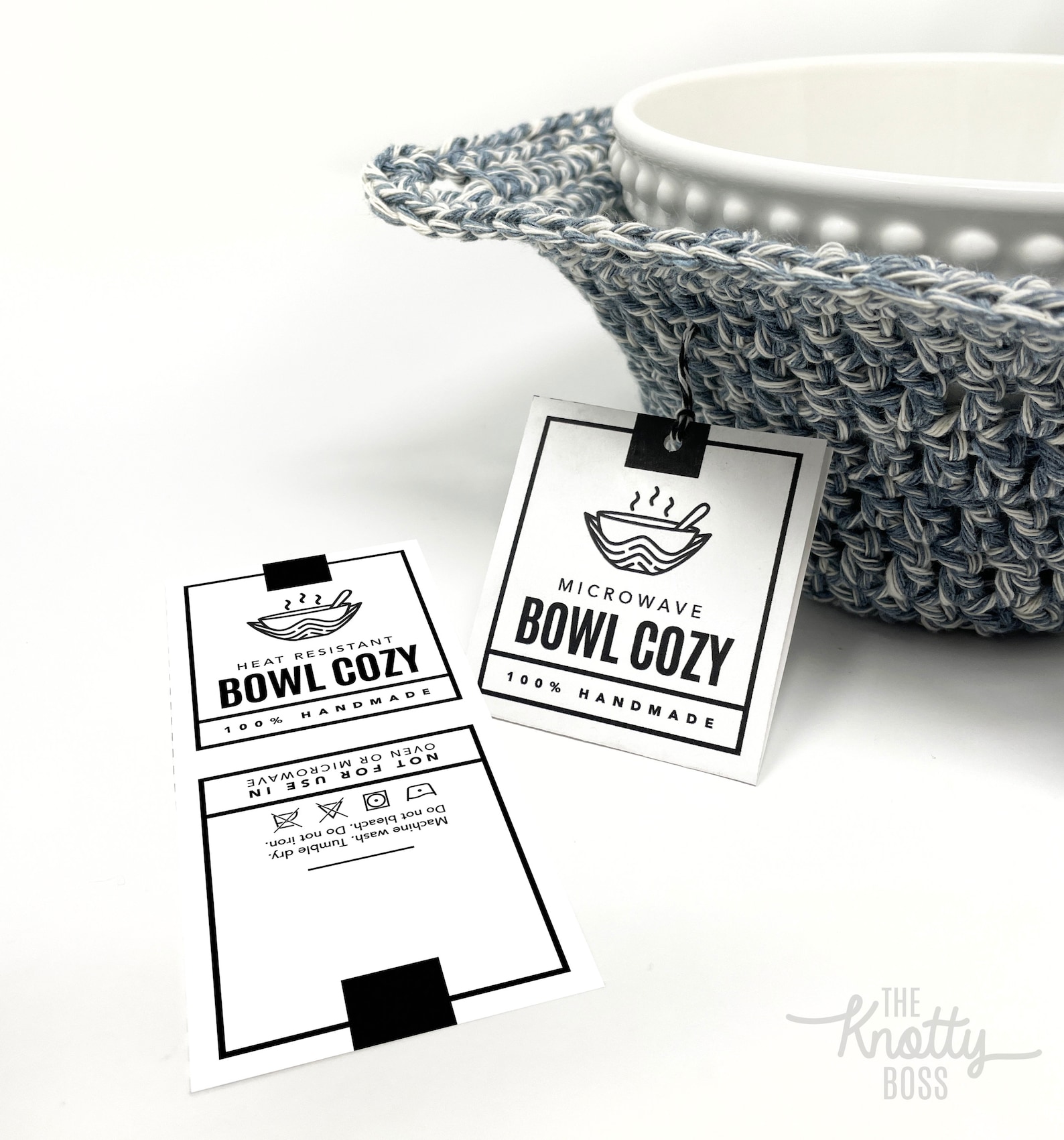 PRINTABLE Bowl Cozy Tags + Display: Templates for Handmade Heat ...