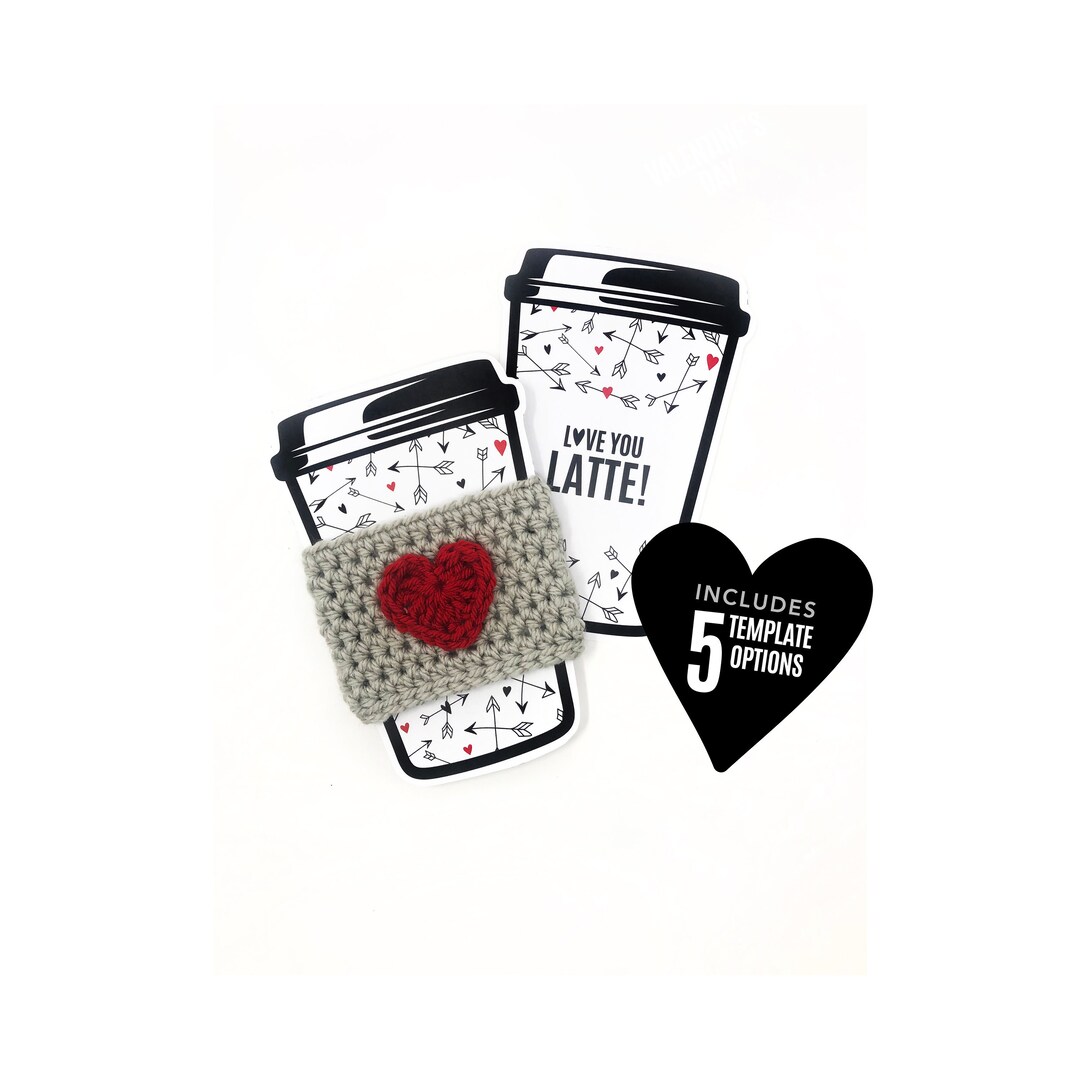 PRINTABLE Valentine's Day Cup Cozy Inserts: Snarky & Sweet - Craft Fair ...