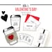 PRINTABLE BUNDLE 3pc Valentine's Day Cards, Gift Tags Cup Cozy ...