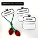 PRINTABLE Car Charm Tags - Digital PDF - Rearview Mirror Pendant Labels ...