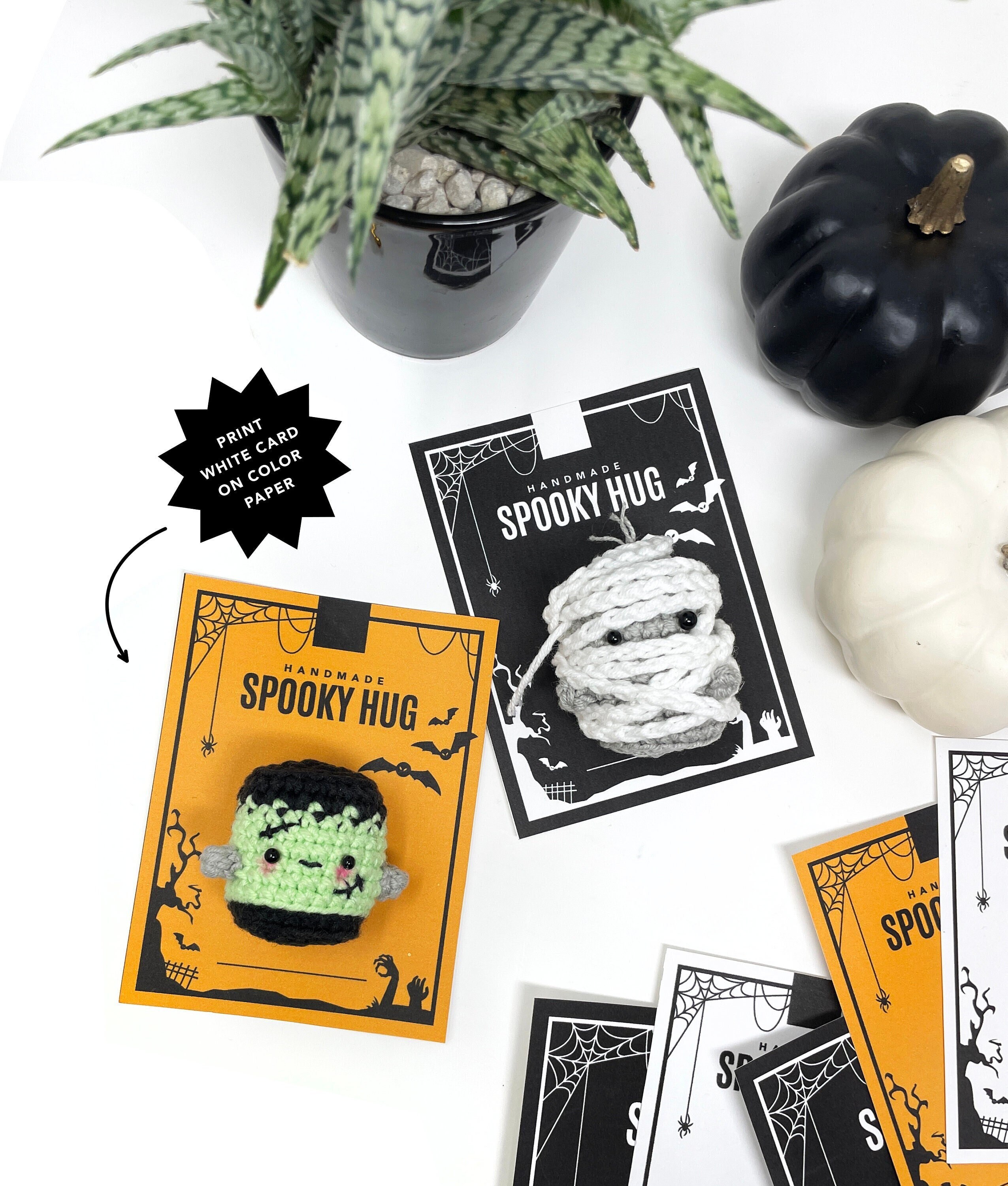 PRINTABLE Spooky Hug Display Cards Digital PDF DIY - Etsy