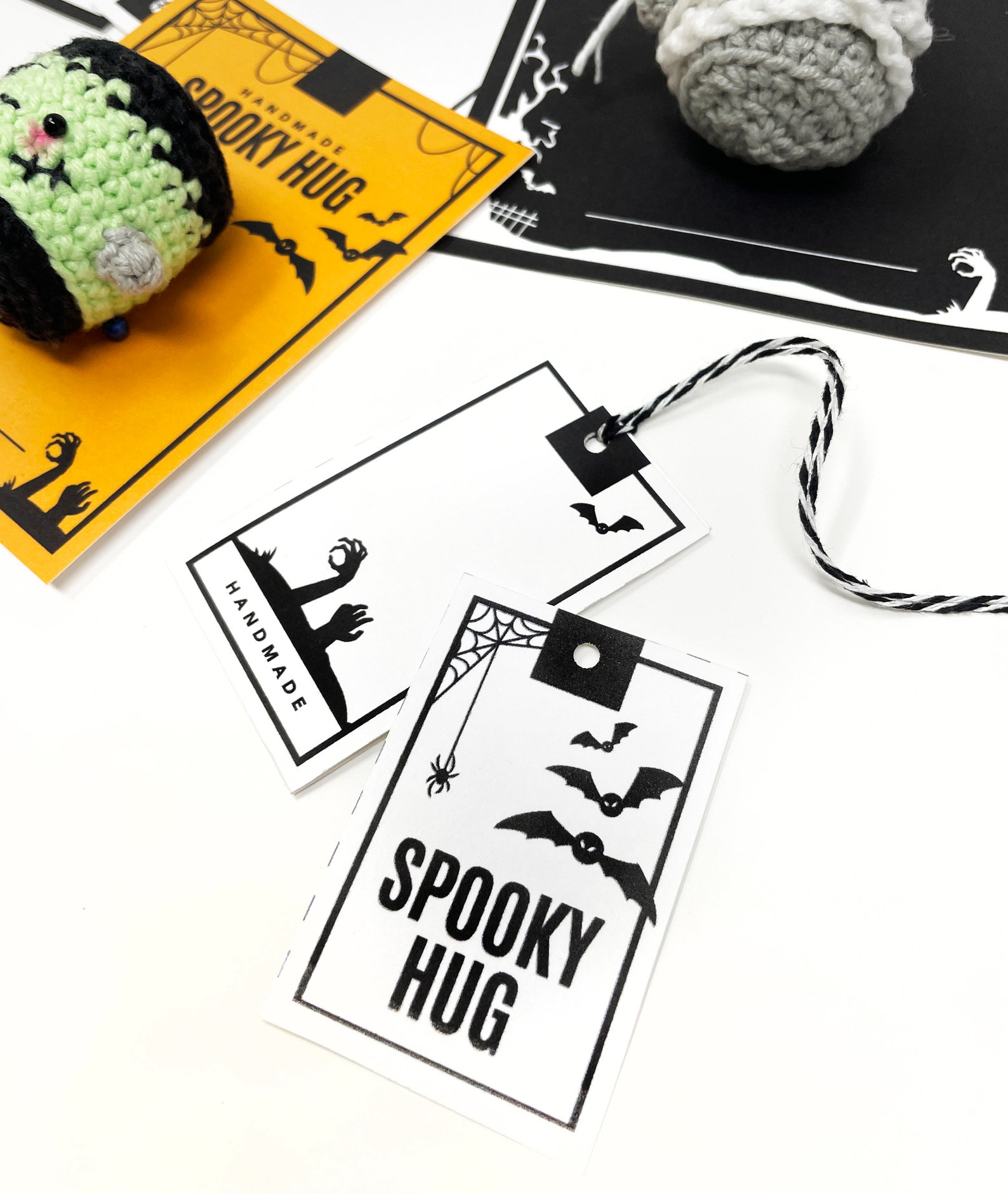 PRINTABLE Spooky Hug Display Cards Digital PDF DIY - Etsy