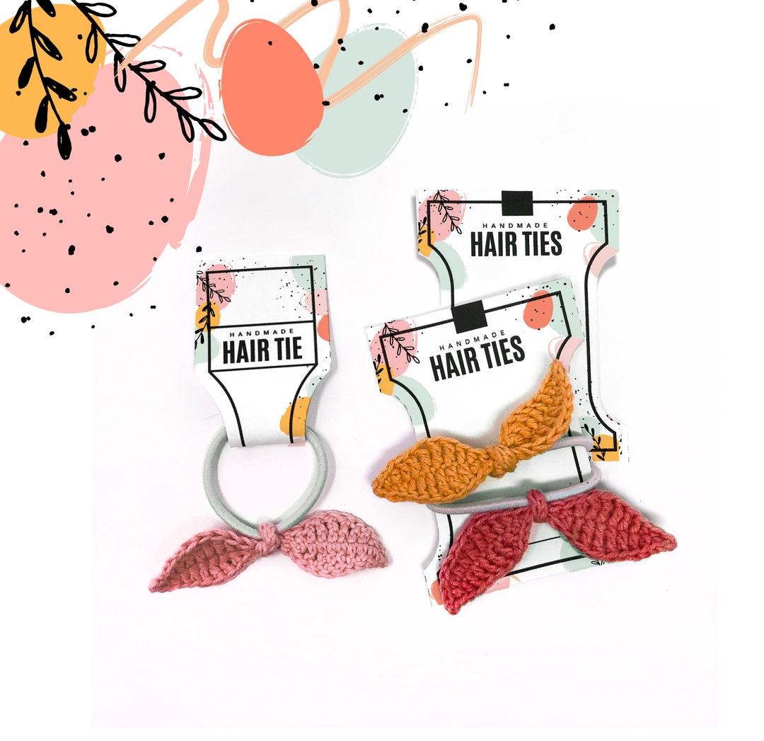 PRINTABLE Easter Theme Hair Tie Tags - Digital PDF - DIY Spring Gift ...