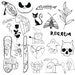 Friday the 13th Tattoo Flash, Spooky Tattoo Flash, Scary Movies Scary ...