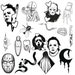 Friday the 13th Tattoo Flash, Spooky Tattoo Flash, Scary Movies Scary ...