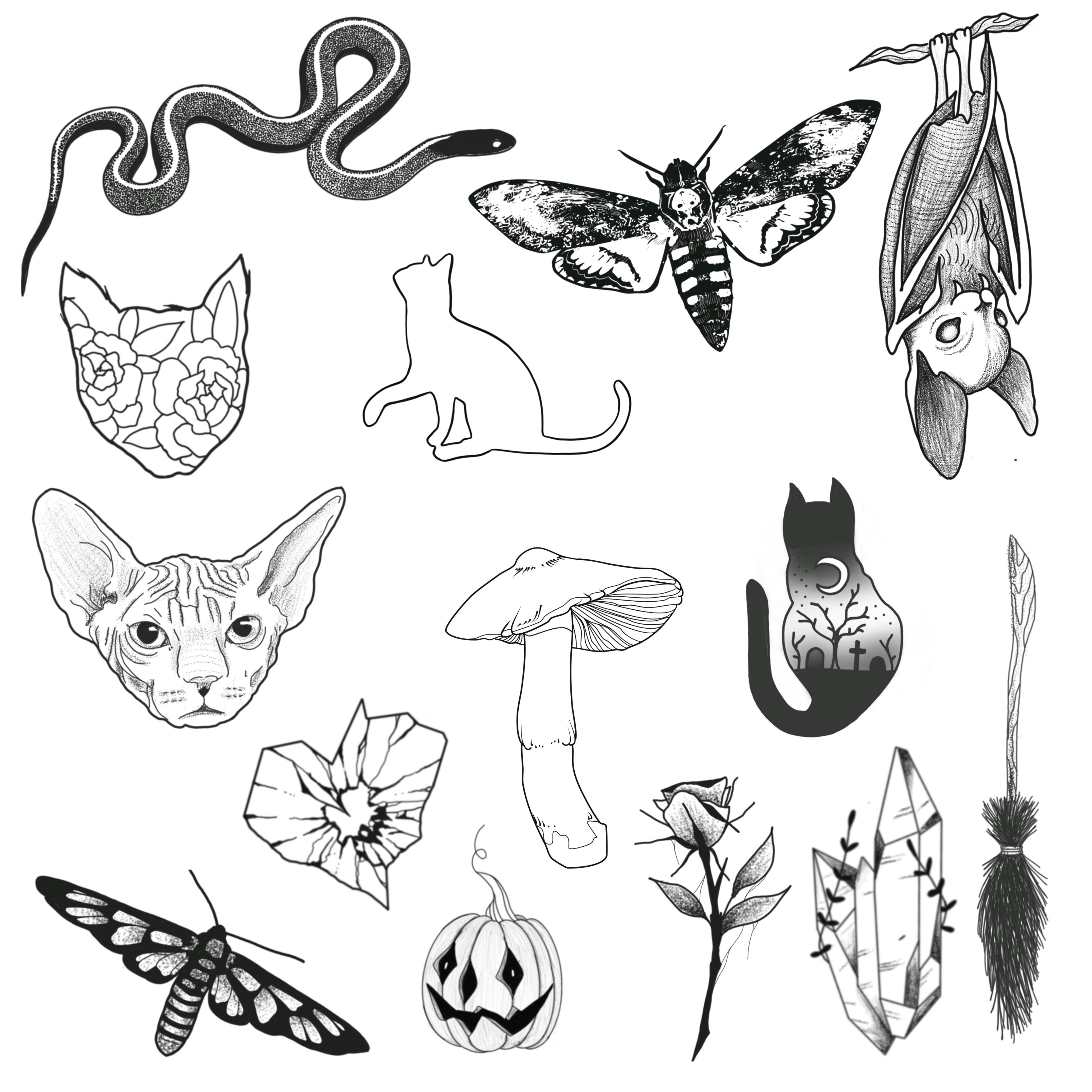 Friday the 13th Tattoo Flash, Spooky Tattoo Flash, Scary Movies Scary ...