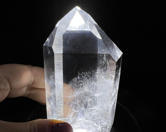 Polished Quartz Tower Clear Quartz Point Clear Quartz Crystal - Etsy